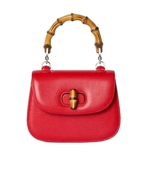 Gucci Bamboo 1947 Mini Bag - Red