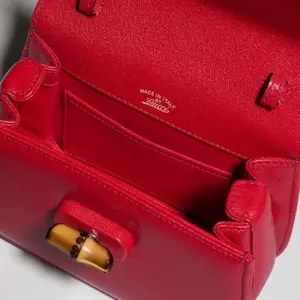 Gucci Bamboo 1947 Mini Bag - Red
