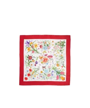 GUCCI Printed Silk Twill Carre