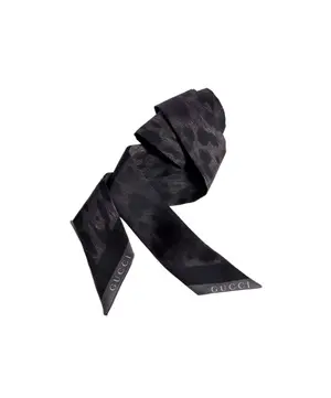 GUCCI Gucci Printed Silk Twill Ribbon