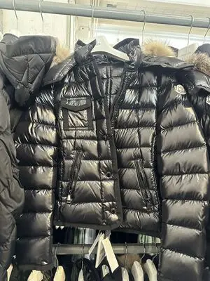 Moncler Long Sleeve Hooded Down Coat