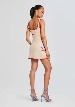 Retrofete Valcra Jacquard Knit Mini Dress