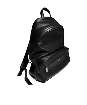 Gucci Leather Backpack With Engraved Tag