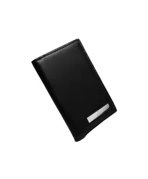 Gucci Card Case With Metal Tag - Black
