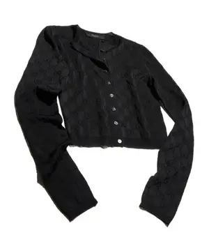 Gucci Monogram Sheer Cardigan