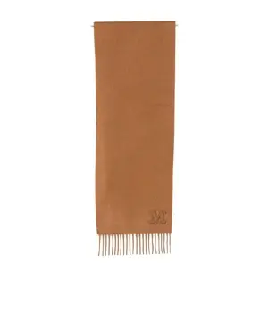Max Mara Fringed Scarf - Brown
