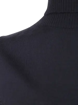 Sportmax Sleeveless Fine Knit Turtleneck Jumper - Black