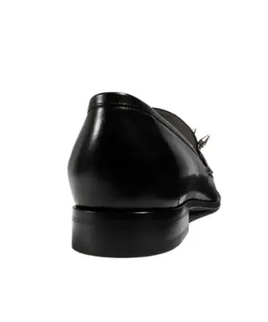 Gucci Studded Loafers - Black