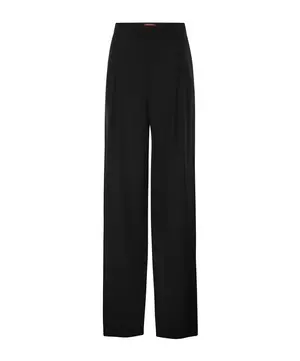 Max Mara Pleated Casual Pants - Black
