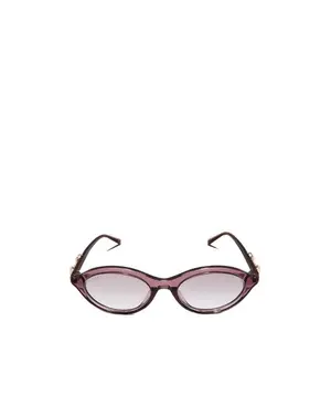 Gucci Oval-frame Sunglasses - Transparent Brown