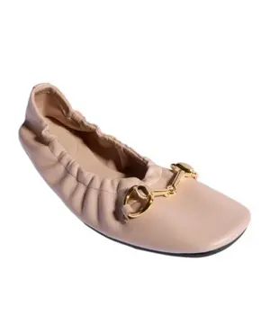 Gucci Prima Ballerina Flats With Horsebit Detail