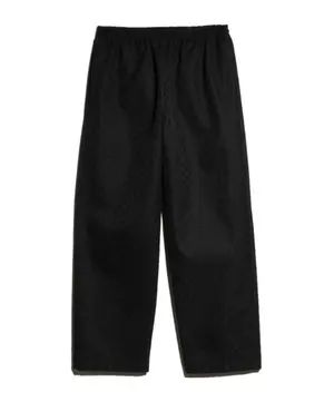 Gucci Gg Cotton Canvas Leisure Pants - Black