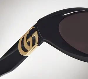 Gucci Cat Eye Frame Sunglasses - Black
