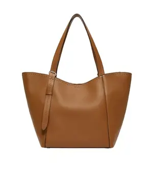 Max Mara Double-handle Shoulder Bag - Amber Brown