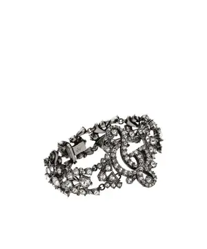 Gucci Gg Marmont Crystal Bracelet - Black