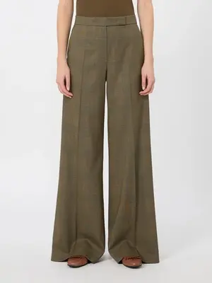Max Mara Netto Check-pattern Wide-leg Trousers