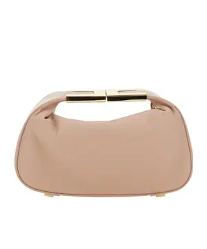 Elisabetta Franchi Metal Handle Mini Clutch Bag