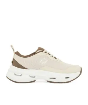 Emporio Armani Technical Knit Sneakers - Beige