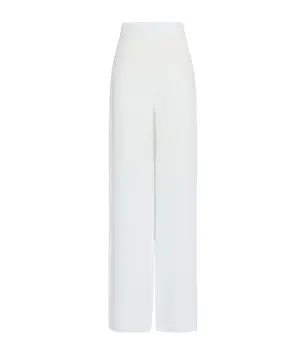 Max Mara Cady Wide-leg Trousers - White