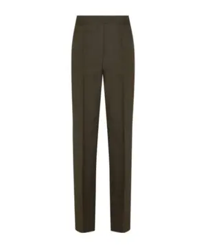 Max Mara Pleated Casual Pants - Green