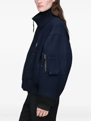 MAISON MARGIELA Spliced Two-tone Bomber Jacket