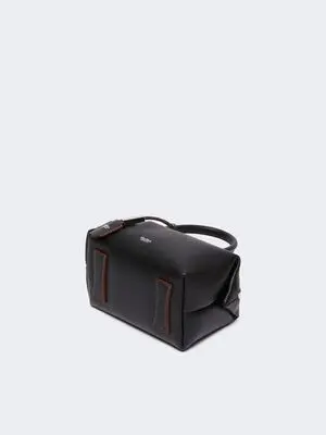 Max Mara Natural Leather Bowler Bag