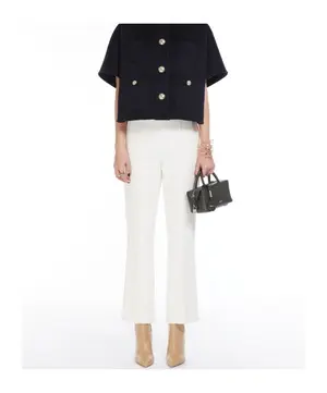 Max Mara Natural Leather Bowler Bag