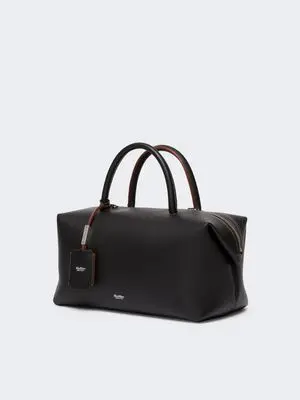 Max Mara Medium Natural Leather Bowler Bag