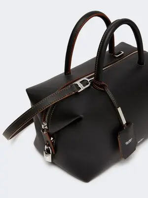 Max Mara Medium Natural Leather Bowler Bag