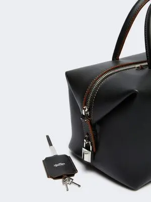 Max Mara Medium Natural Leather Bowler Bag