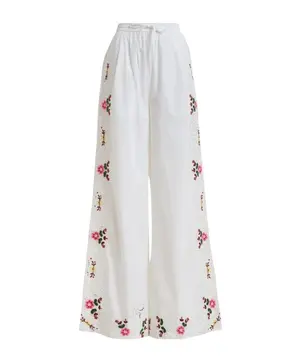 Essentiel Antwerp Drawstring Casual Pants - White