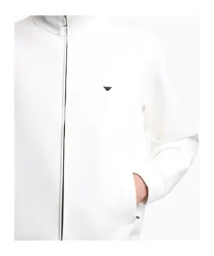 Emporio Armani Logo Full Zip Sweatshirt