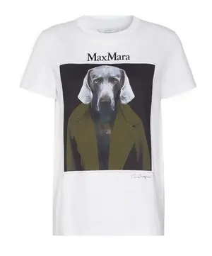 Max Mara Iconic Pattern Knit T-shirt - White