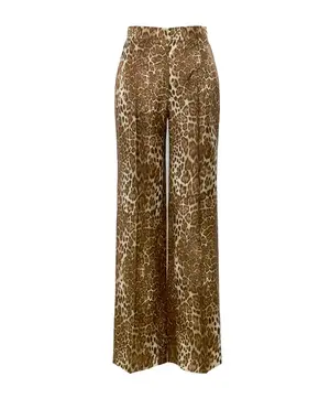 Max Mara Printed Casual Pants - Brown