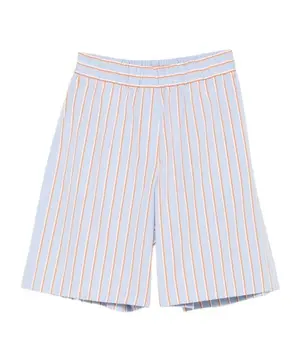 Dries Van Noten Striped Shorts - Blue