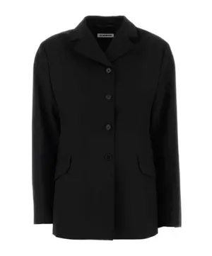 JIL SANDER Long-sleeve Casual Jacket - Black