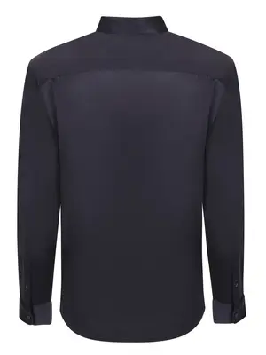 Emporio Armani Logo Embroidered Button-up Shirt