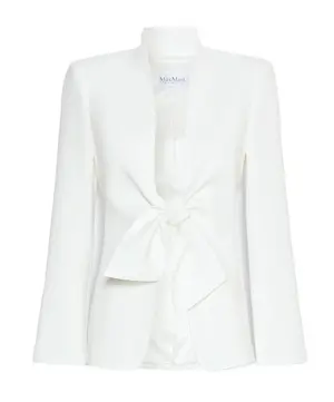 Max Mara Long-sleeved Suit Jacket - White