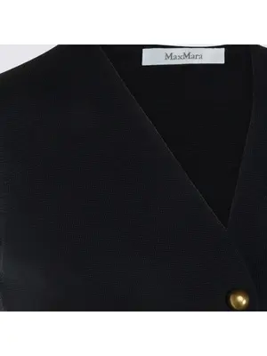 Max Mara Fuggito Buttoned V-neck Vest