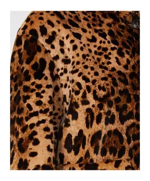 Max Mara Tedro Leopard-print Cropped Jacket