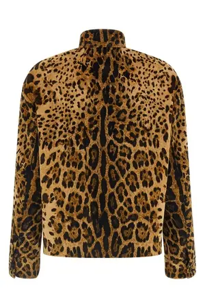 Max Mara Mstedro Animal-print Jacket - Brown