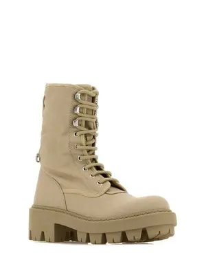 Prada Lace-up Platform Boots