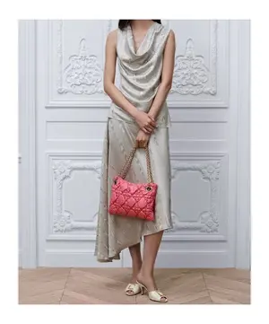 Dior Sleeveless Draped Top With Cd Logo