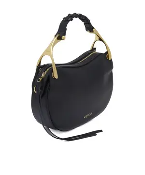 Alexander McQueen Wishbone Mini Bag - Black