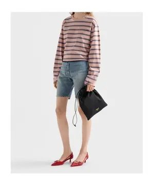 Prada Striped Long-sleeved T-shirt