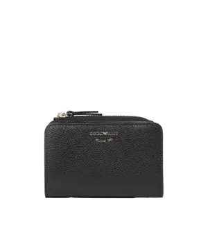 Emporio Armani Logo Stamp Zip-up Wallet