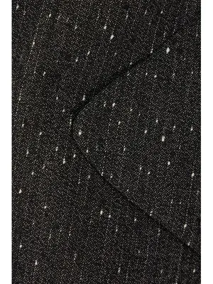 Alexander McQueen Single Breasted Glittered Blazer
