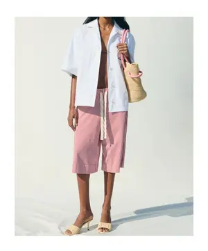 Jacquemus Striped Drawstring Shorts