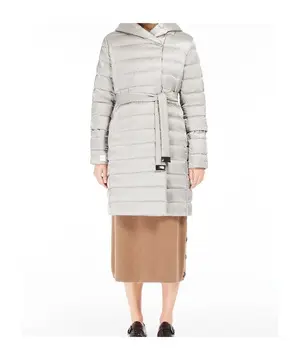 Max Mara Reversible Water-repellent Satin Down Jacket