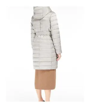 Max Mara Reversible Water-repellent Satin Down Jacket